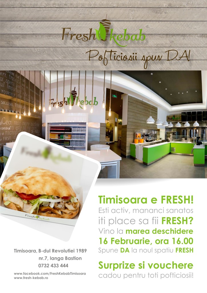 Fresh Kebab - un local unic in Timisoara